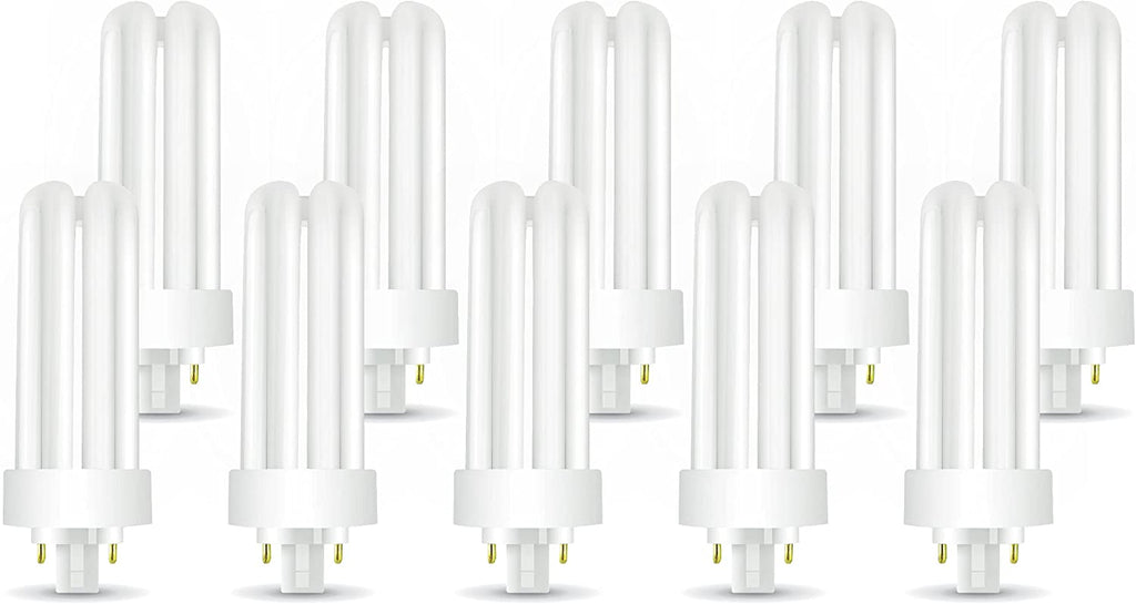(10 Pack) PLT-26W 830, 4 Pin GX24q-3, 26 Watt Triple Tube, Compact Flu – Circlelighting